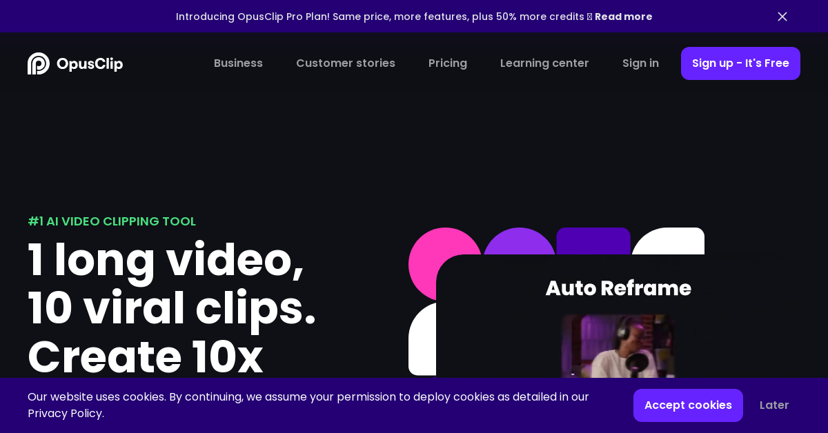 Opus Clip - Features, Pricing, Alternatives